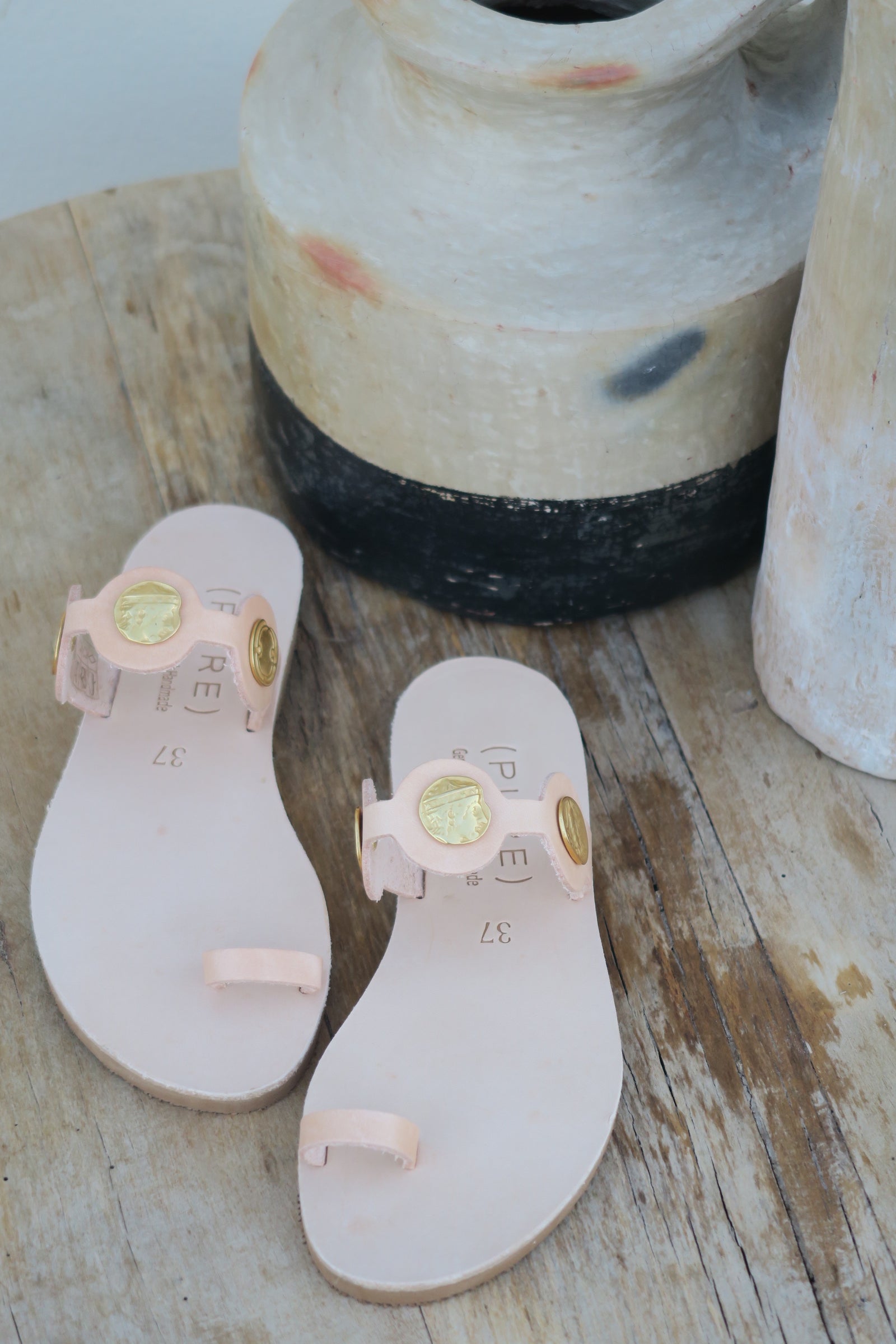 Leather handmade Greek SANDALS